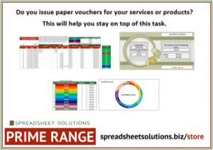 Voucher Code Database – £120 | Spreadsheet Solutions