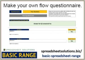 Flow Questionnaire – £35 | Spreadsheet Solutions