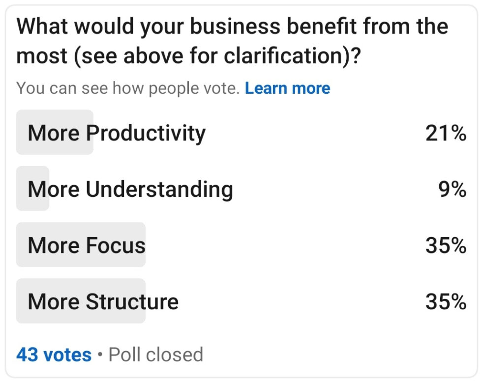 What People Want for their Businesses, and How Spreadsheets Help ...